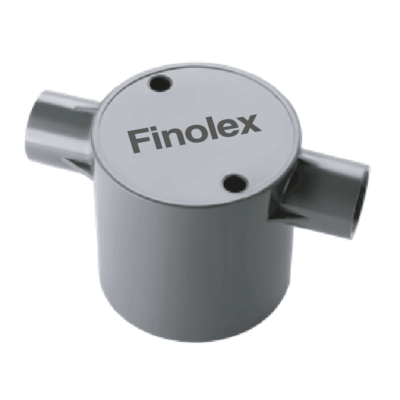 Deep Circular Box - Through (2 Way) | Finolex Cables.